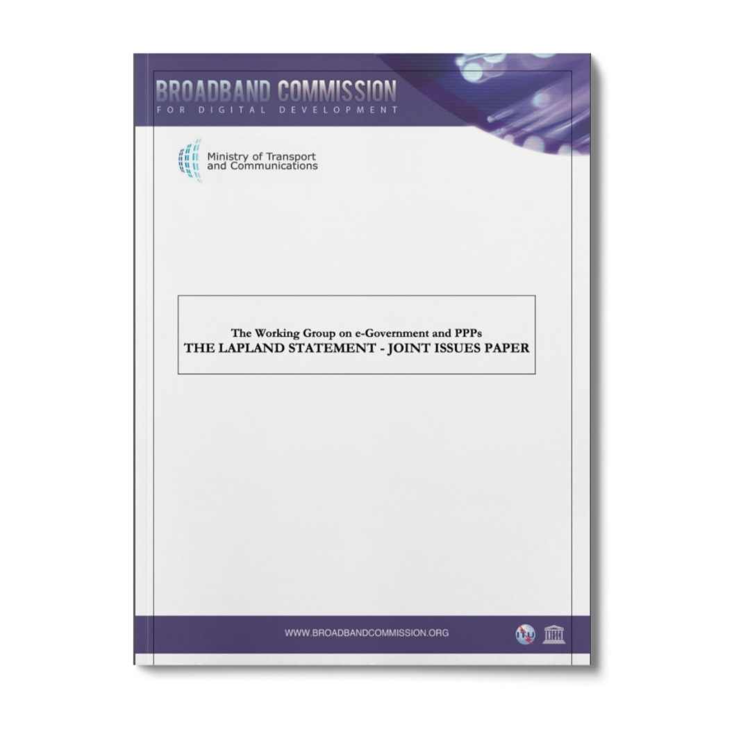 E-Government and PPPs: The Lapland Statement; Joint Issues Paper ...